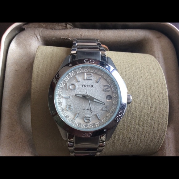 Fossil | Accessories | Original Fossil Stainless Steel Crystal Watch ...